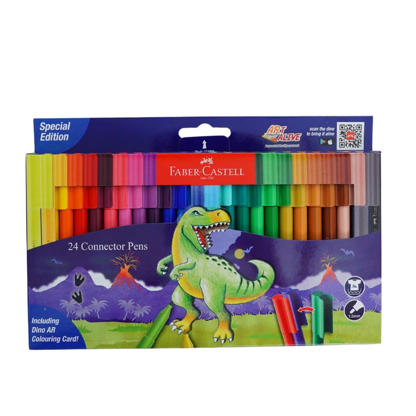 Connector Pen set 24 Dino